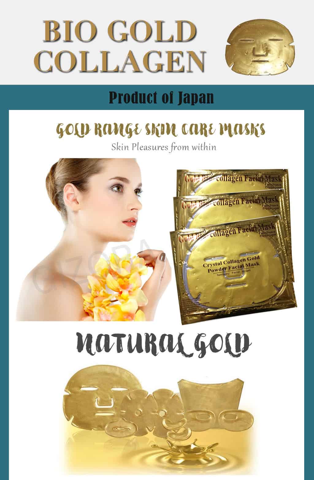 bio collagen gold Facial mask 1 - kenkoway